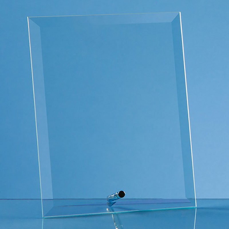 9in x 7in Bevelled Glass Plaque DY53